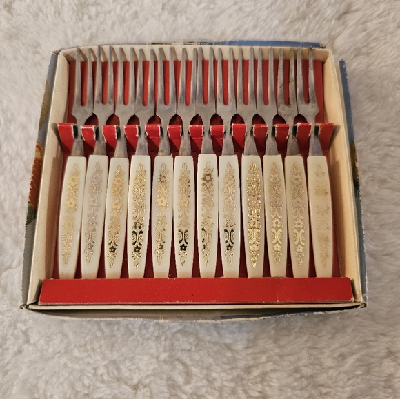 Little Fork | Kitchen | Vintage Cocktail Appetizer Fork Set | Poshmark